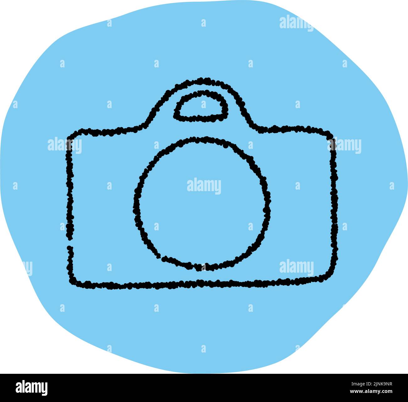 Simple camera icon, pencil writing style Stock Vector Image & Art - Alamy