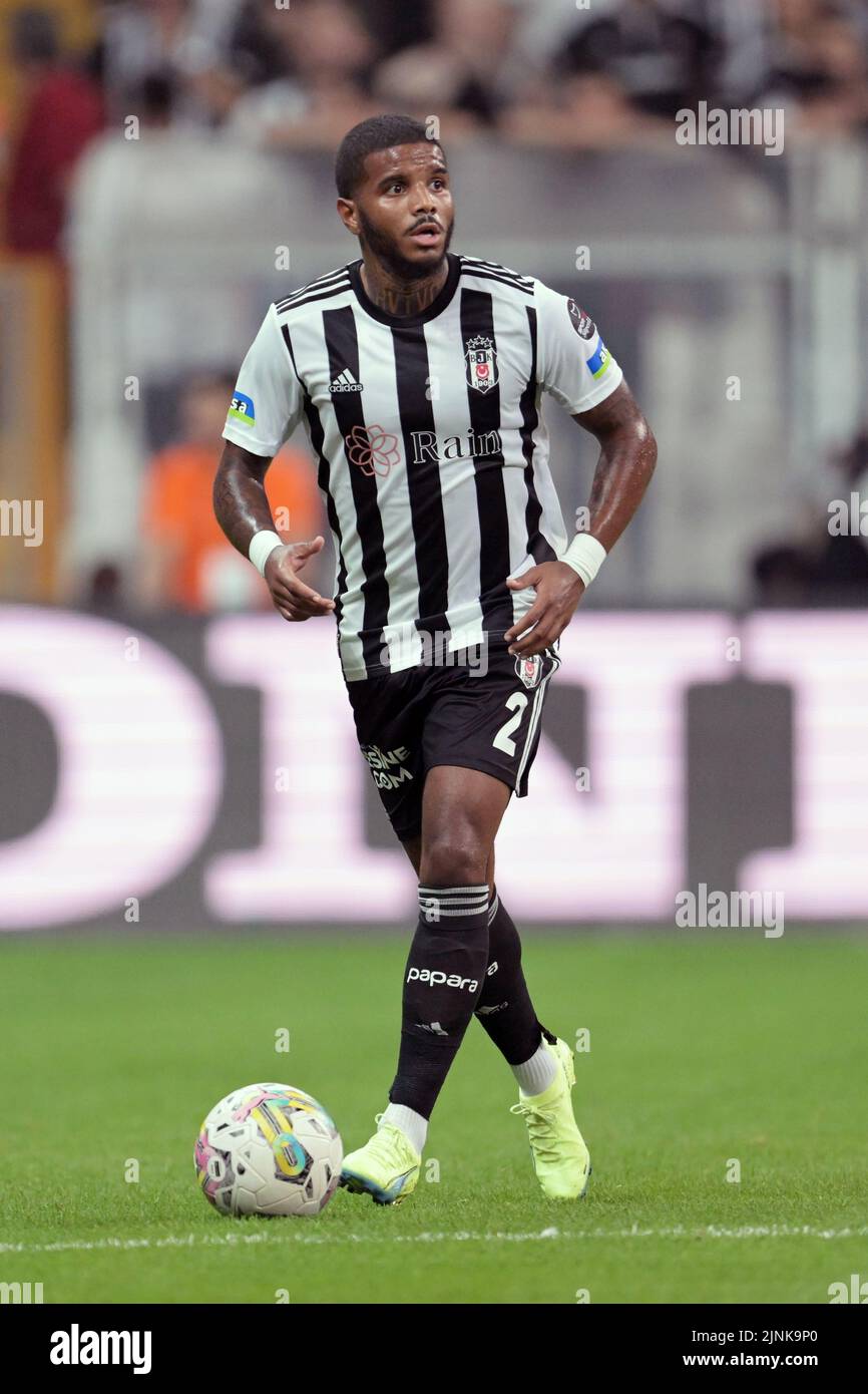 ISTANBUL - Valentin Rosier of Besiktas JK during the Turkish Super Lig ...