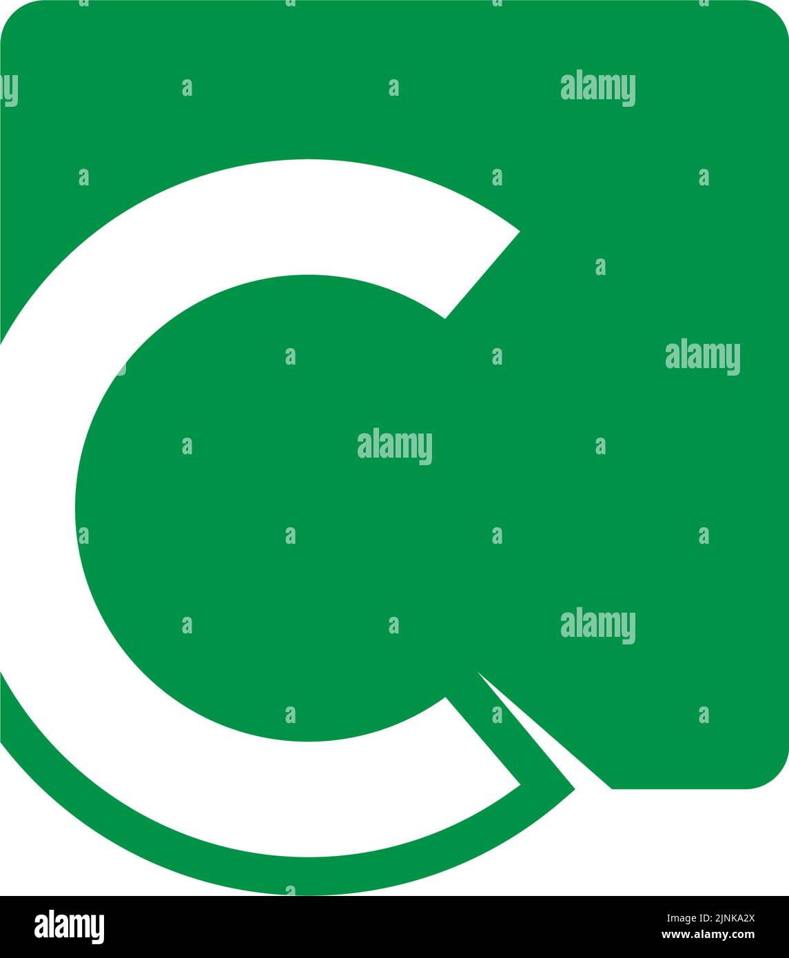 Letter C logo icon flat design template Stock Vector Image & Art - Alamy