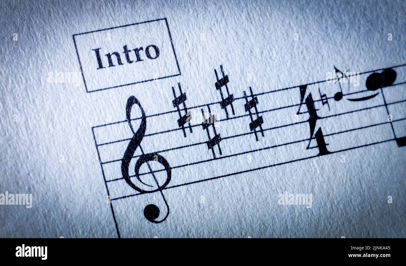 Intro hi-res stock photography and images - Alamy