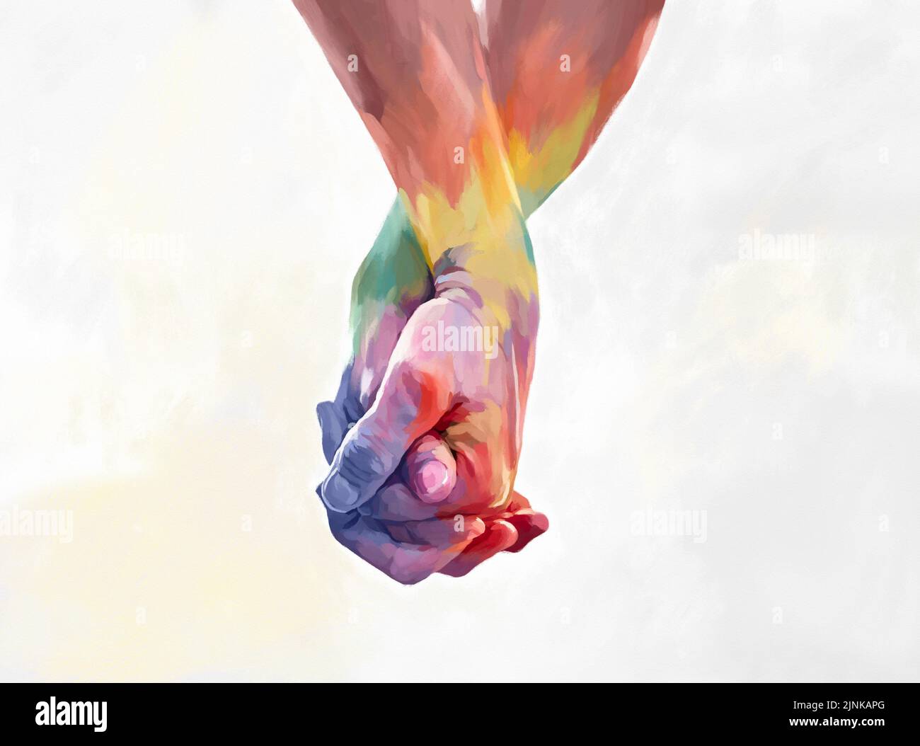 love, holding hands, rainbow colors, lgbt, gender fluidity, genderfluid ...