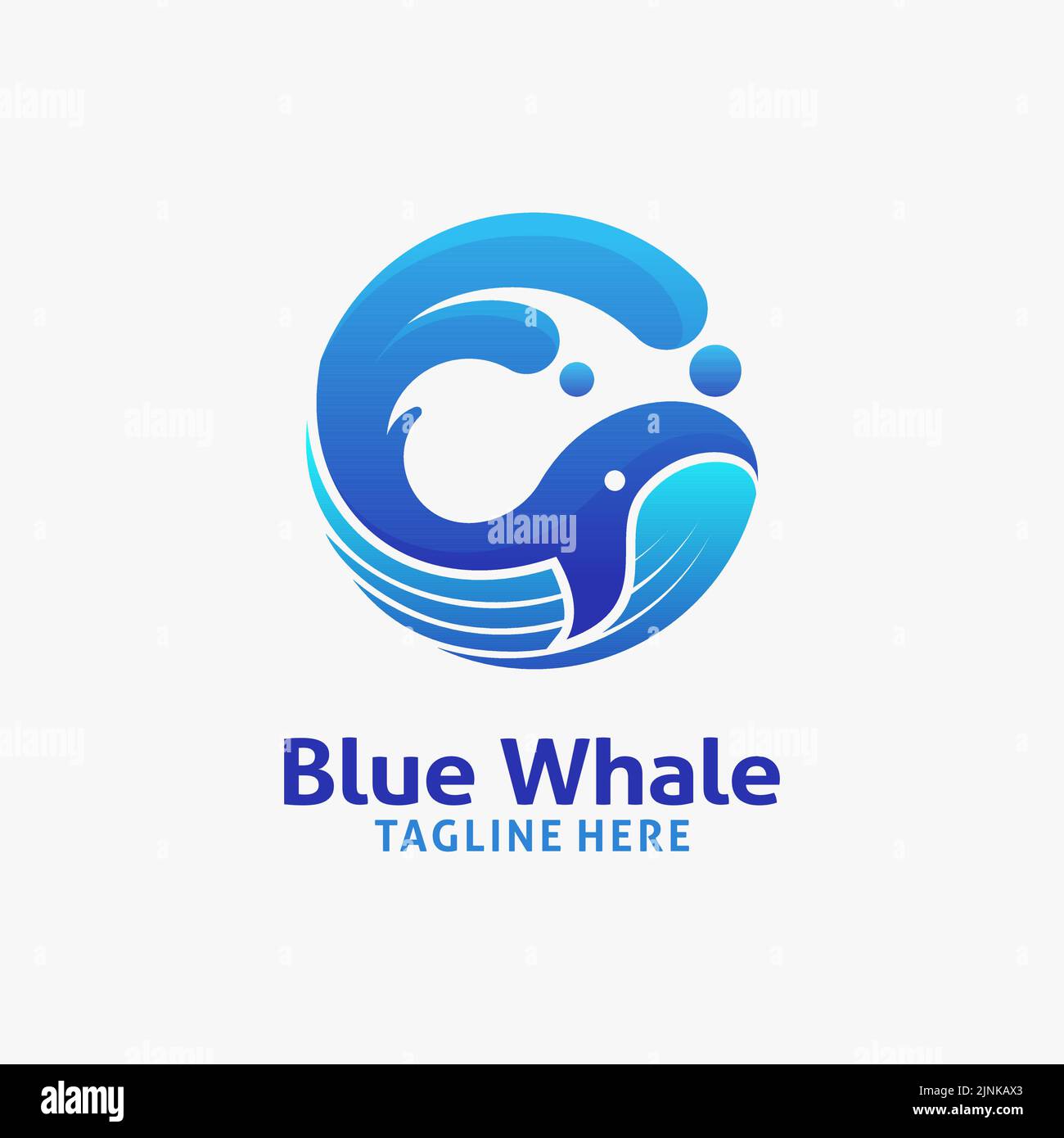 Circle whale logo design Stock Vector Image & Art - Alamy