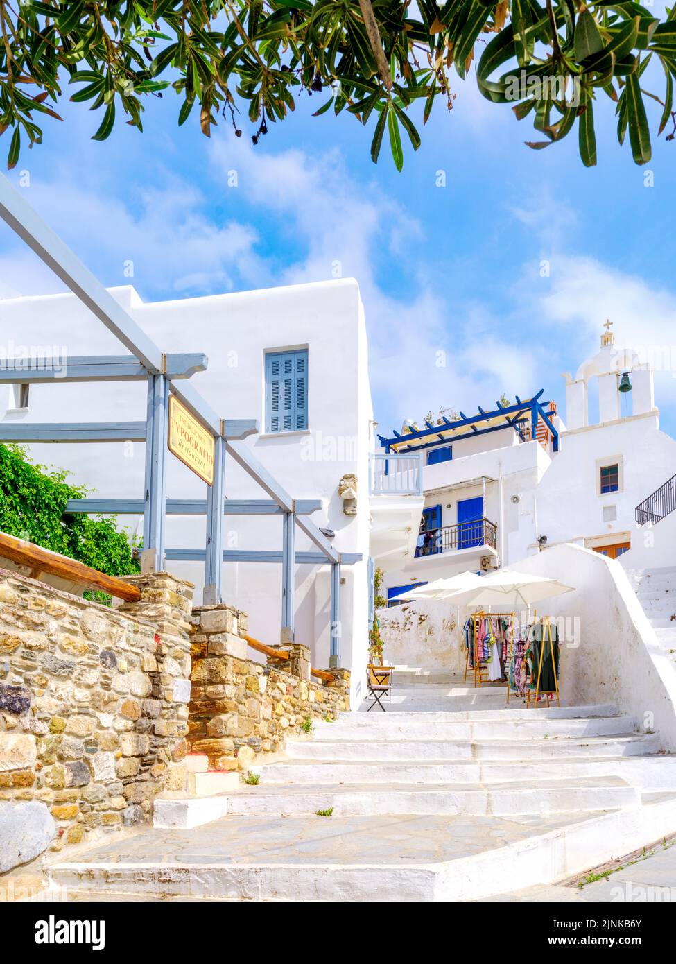 Naxos village spring hi-res stock photography and images - Alamy