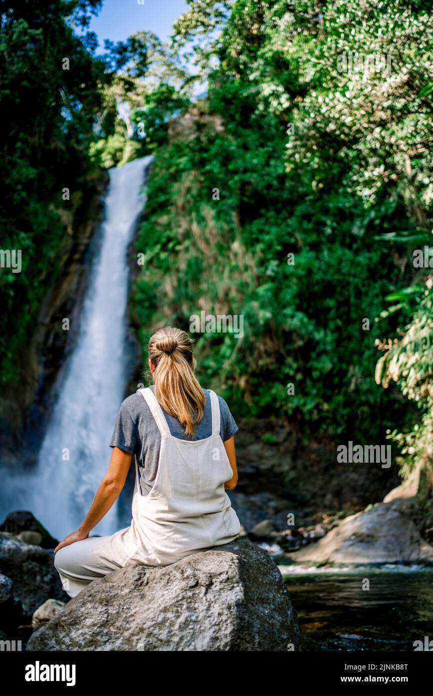 waterfall, costa rica, mindfulness, cascade, waterfalls, costa ricas ...