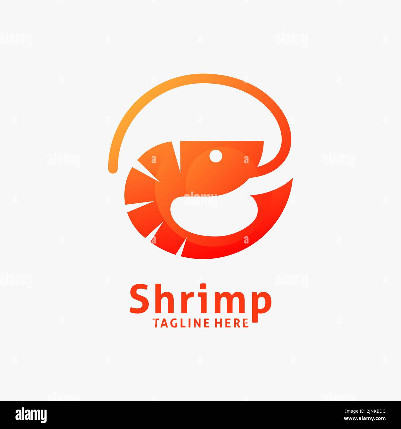 Shrimp seafood logo design Stock Vector Image & Art - Alamy