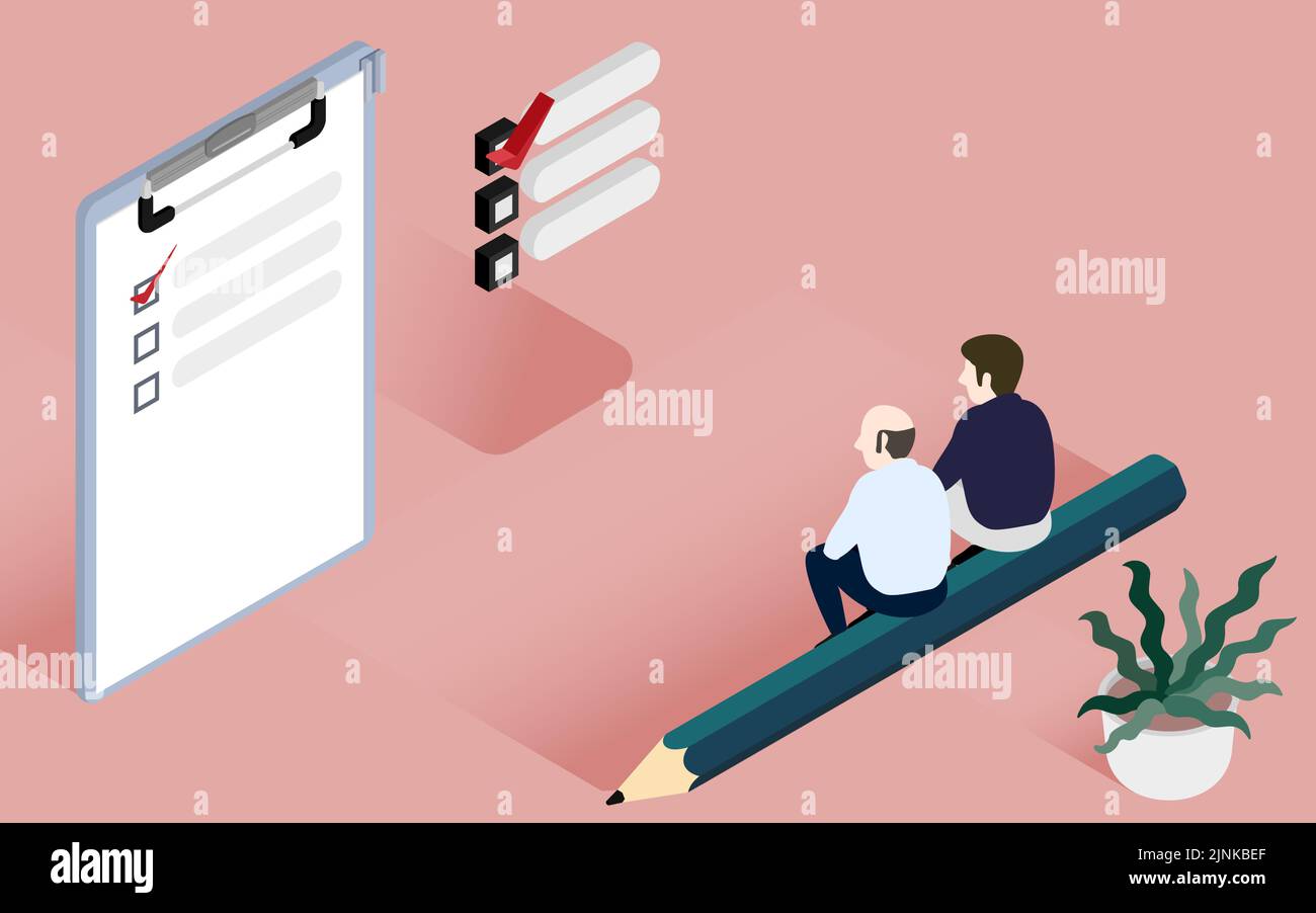 Business person sitting in front Stock Vector Images - Alamy