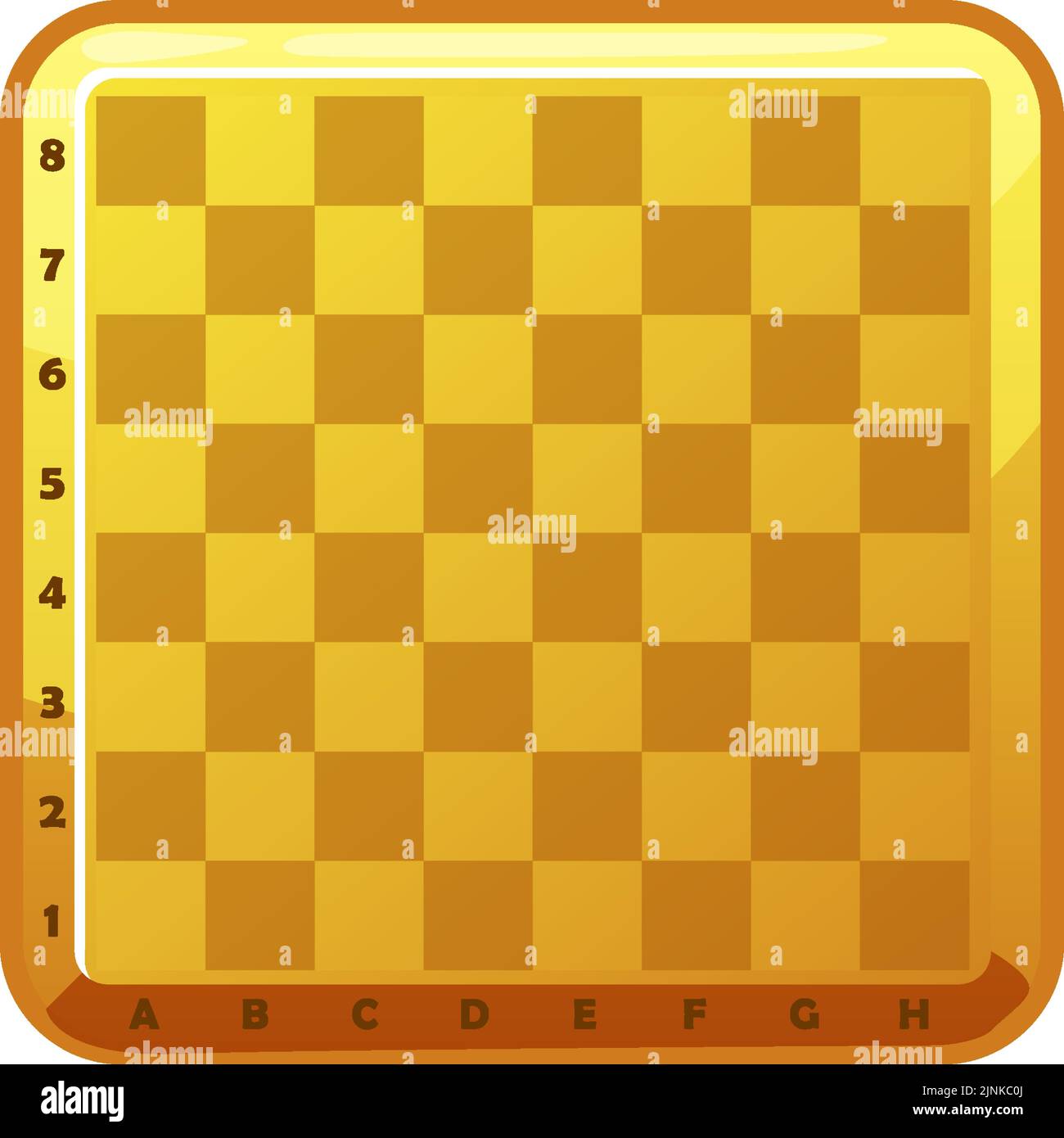 Golden Chessboard for 2D game Stock Vector Image & Art - Alamy
