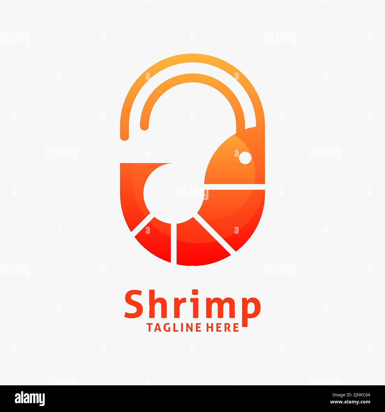 Shrimp seafood logo design Stock Vector Image & Art - Alamy