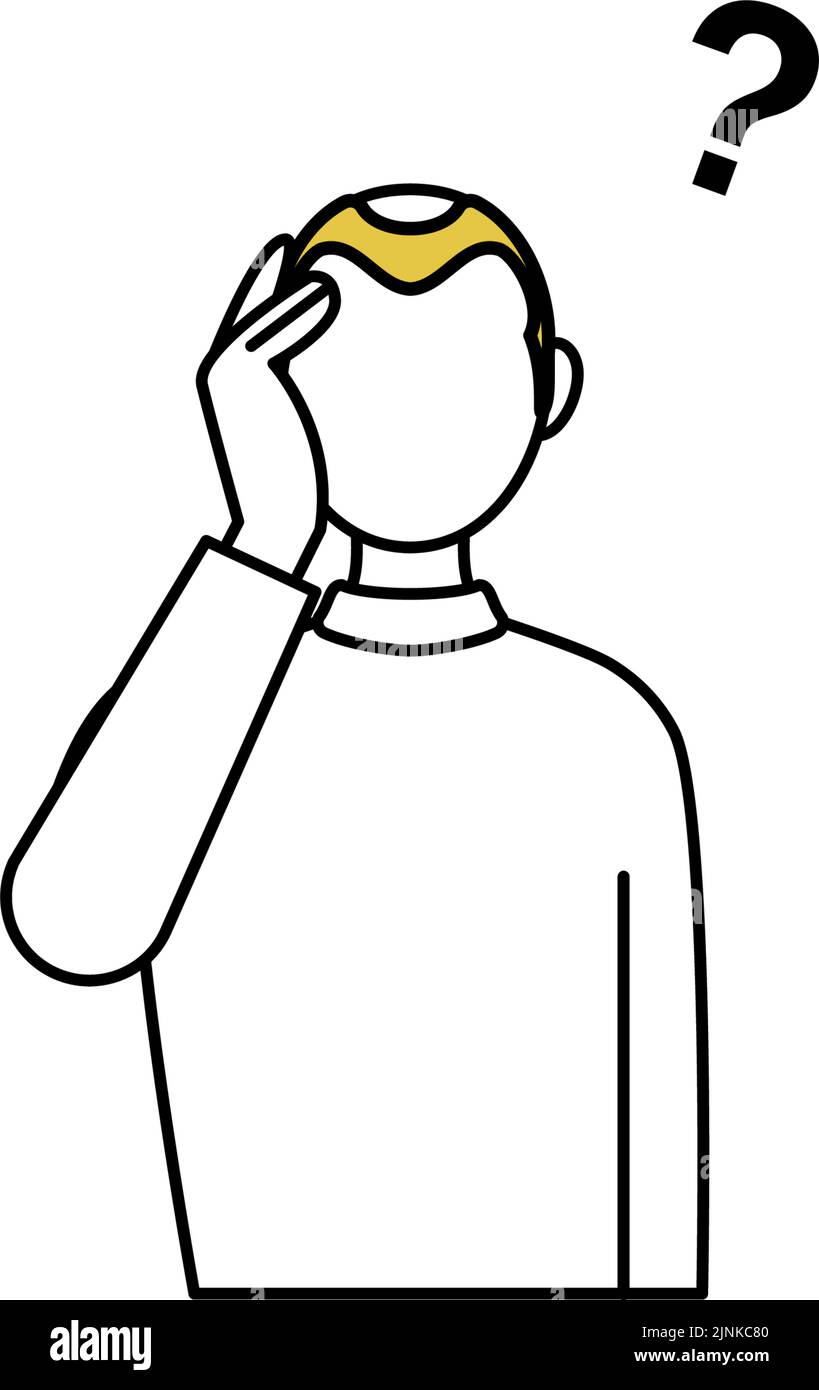 Cheek thinking Stock Vector Images - Alamy