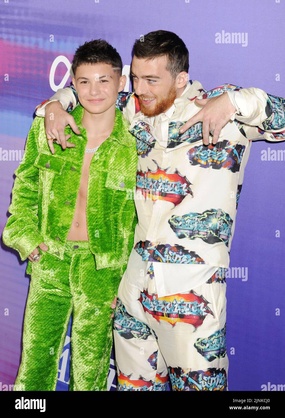 HOLLYWOOD, CA - AUGUST 11: (L-R) Javon "Wanna" Walton and Angus Cloud ...