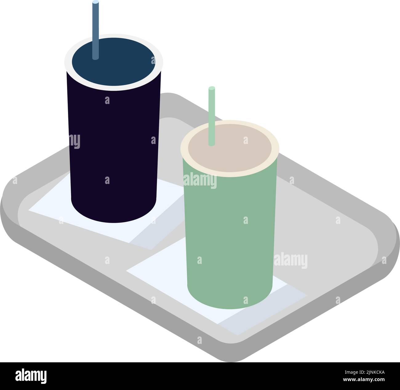 Restaurant tray icon isometric Stock Vector Images - Alamy