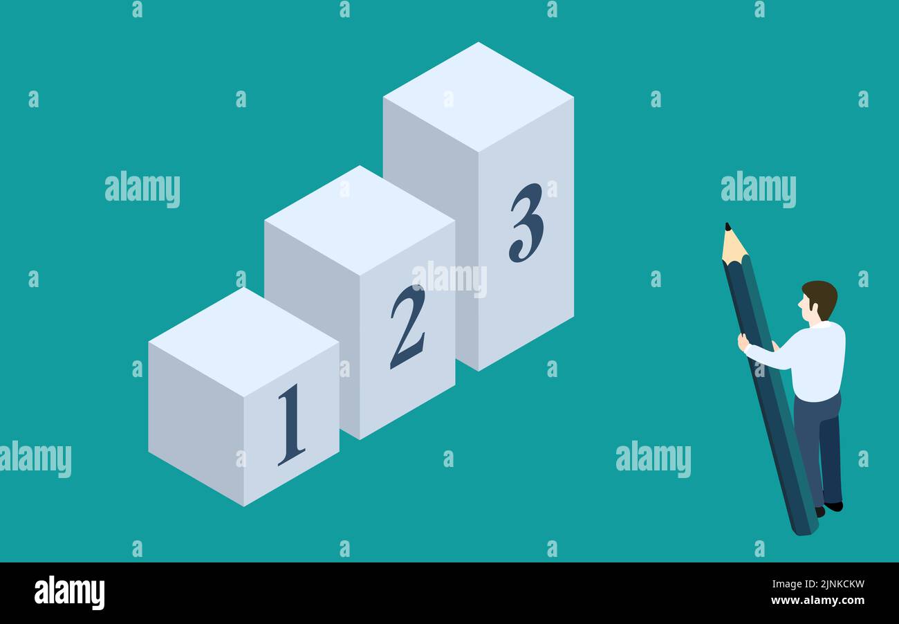 3d man standing isolated white Stock Vector Images - Alamy