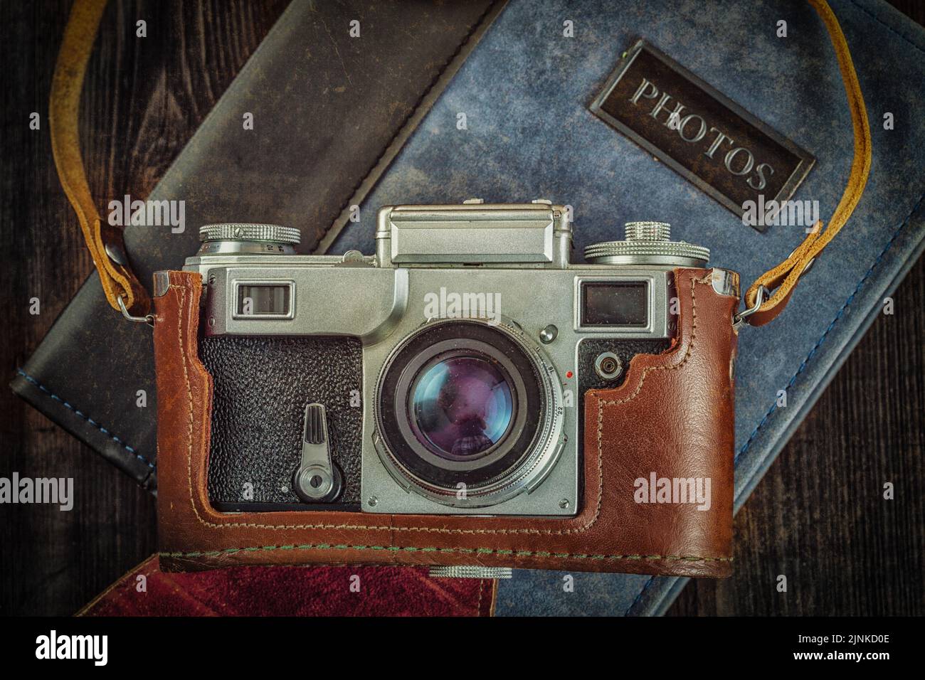 retro, photo album, movie camera, old fashioned, retro style, photo ...
