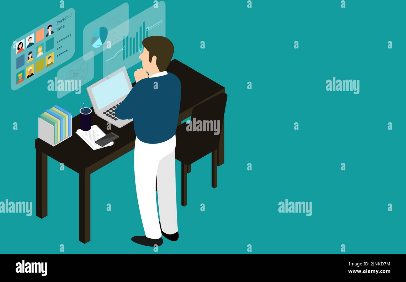 Hand working work space Stock Vector Images - Alamy