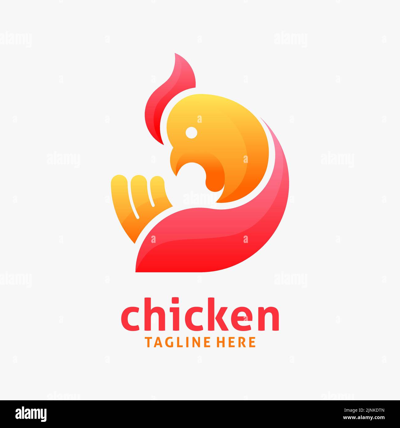 Rooster chicken logo design Stock Vector Image & Art - Alamy