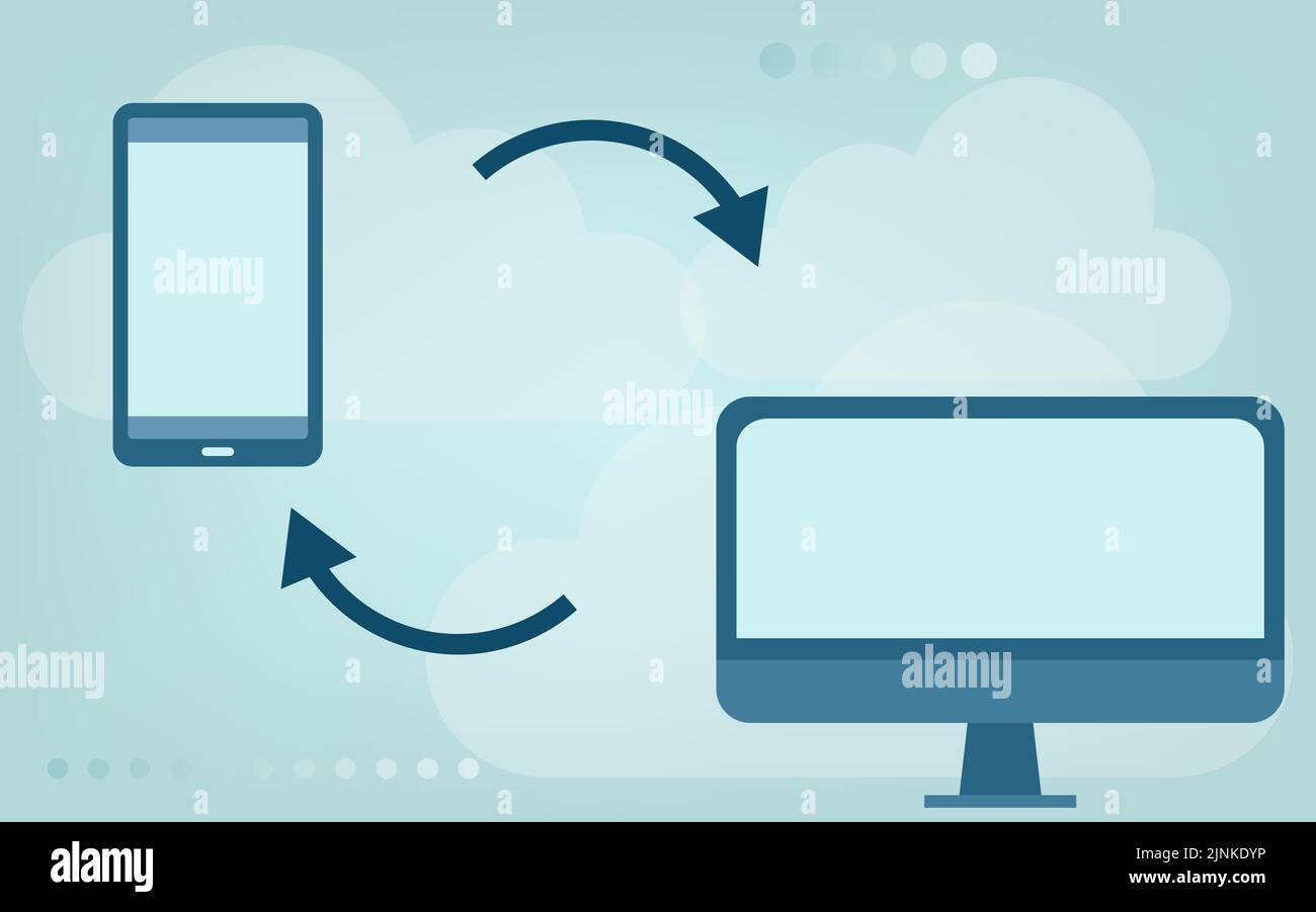 Cloud storage smartphone wifi Stock Vector Images - Alamy