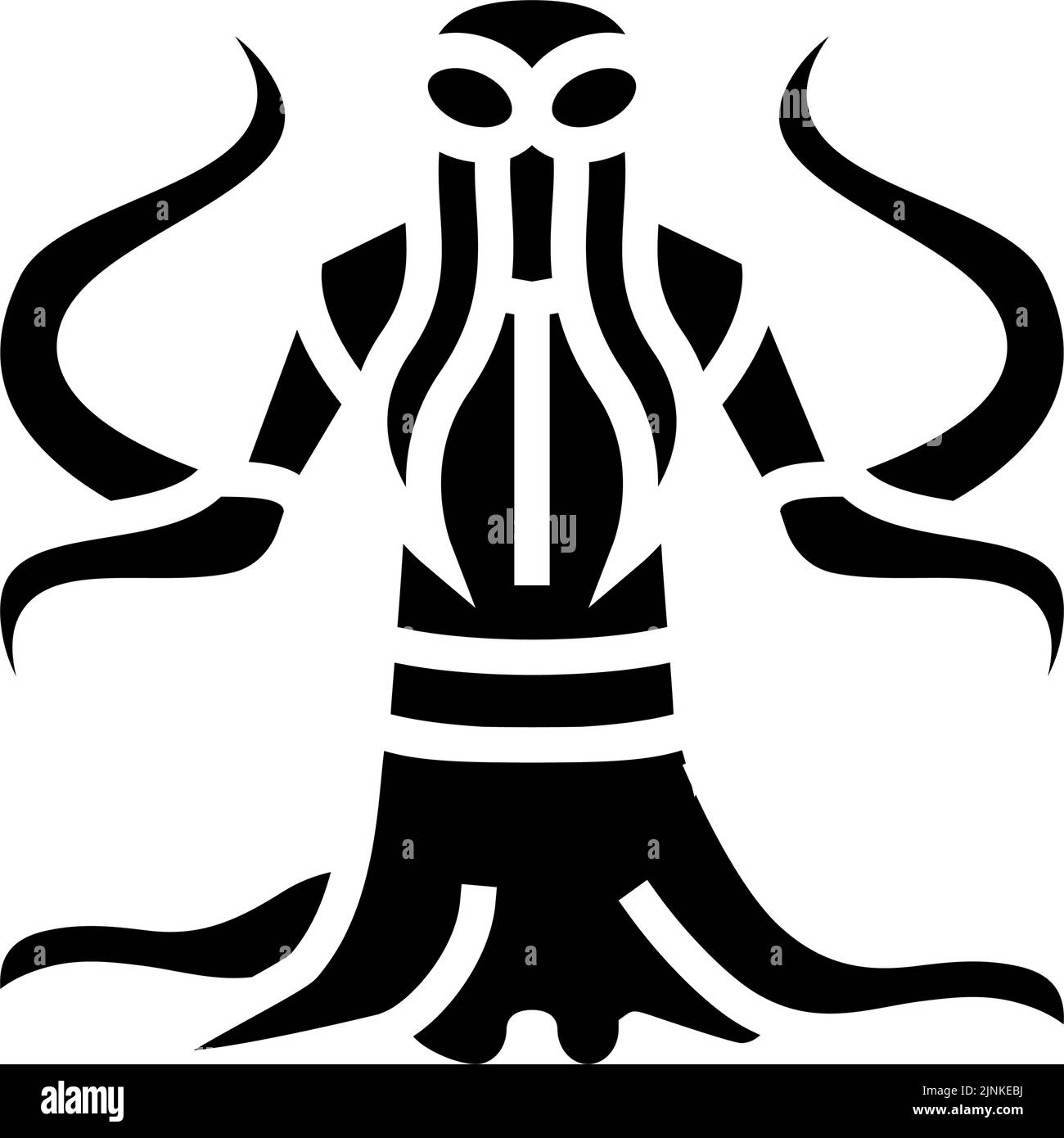 monster tentacles glyph icon vector illustration Stock Vector Image ... monster tentacles glyph icon vector illustration Stock Vector Image ...