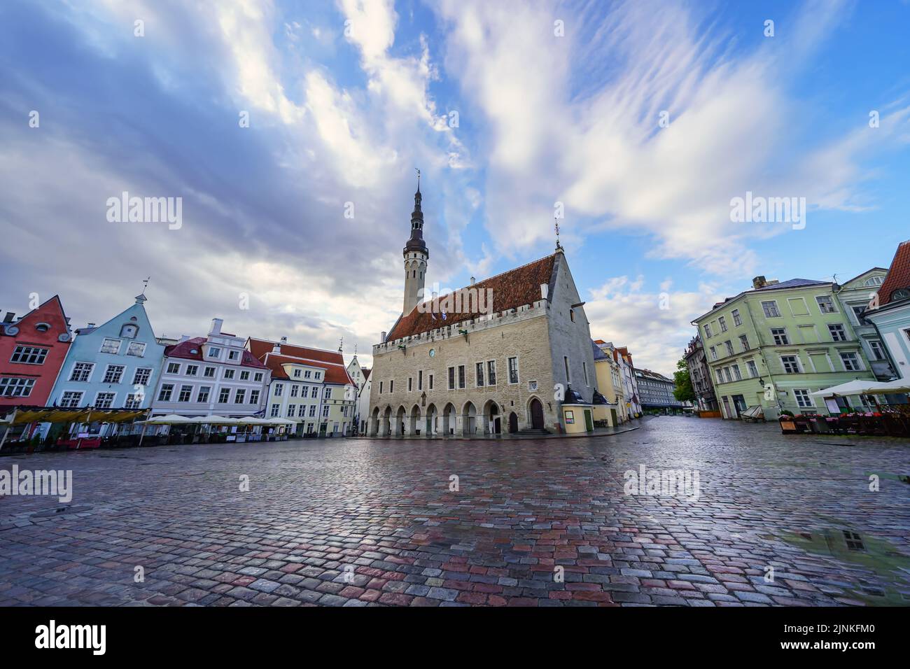 Tallinn main square estonia hi-res stock photography and images - Alamy