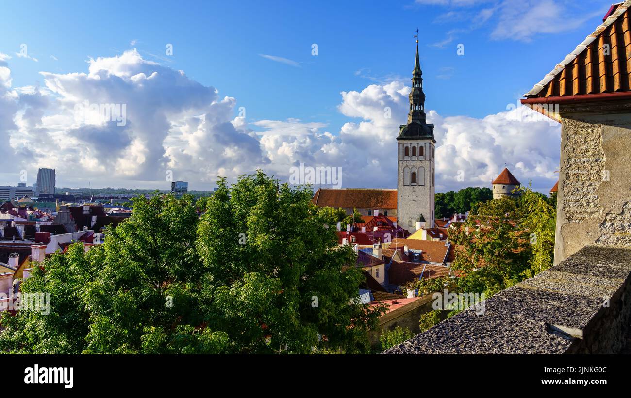 Panoramic scenic view tallinn hi-res stock photography and images - Alamy