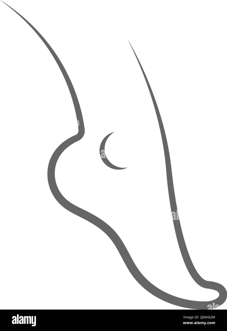 Human foot icon logo design illustration Stock Vector Image & Art - Alamy