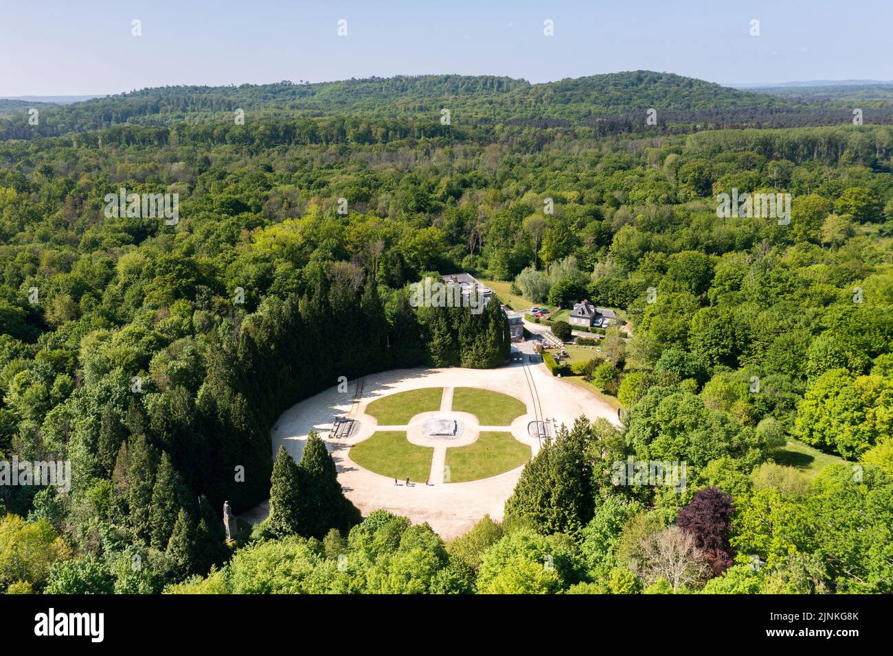 France, Oise, Picardie, Compiegne, the Foret de Compiegne, Compiegne ...