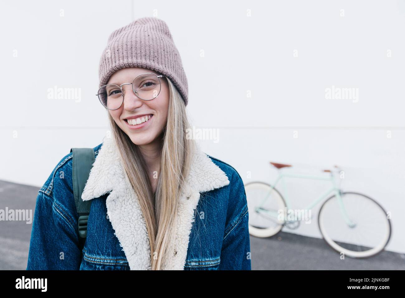 young woman, urban, portrait, cycling women, original collection, girl ...