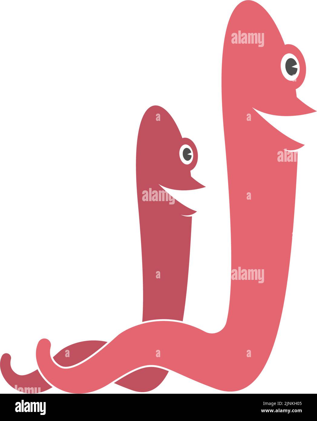 Worm icon logo design illustration vector Stock Vector Image & Art - Alamy