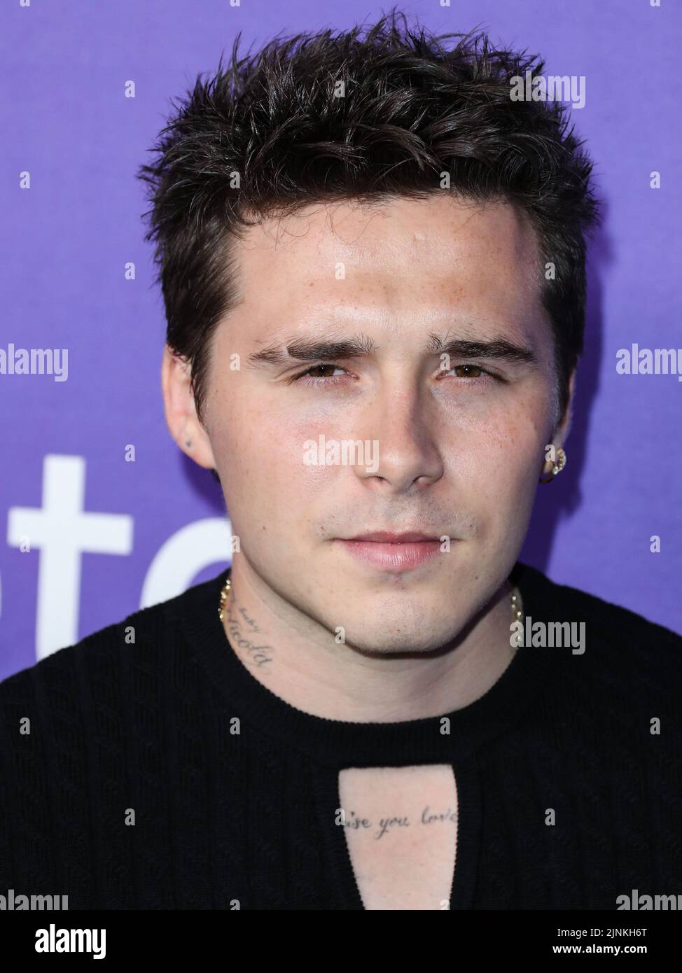 HOLLYWOOD, LOS ANGELES, CALIFORNIA, USA - AUGUST 11: English model ...