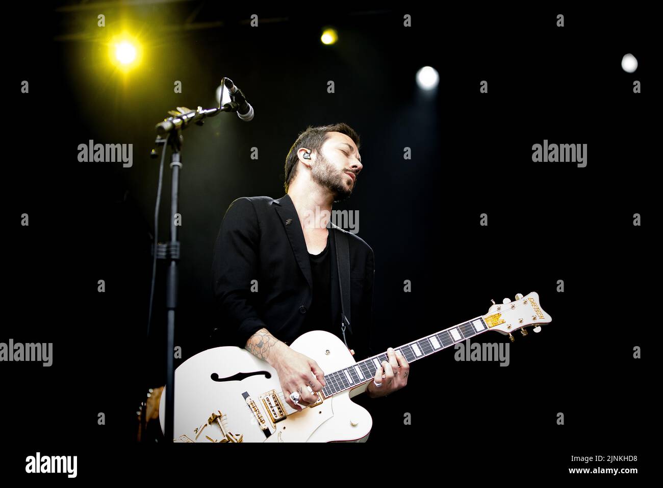 Feeder performing at Eirias Stadium in Colwyn Bay, North Wales on 18th ...
