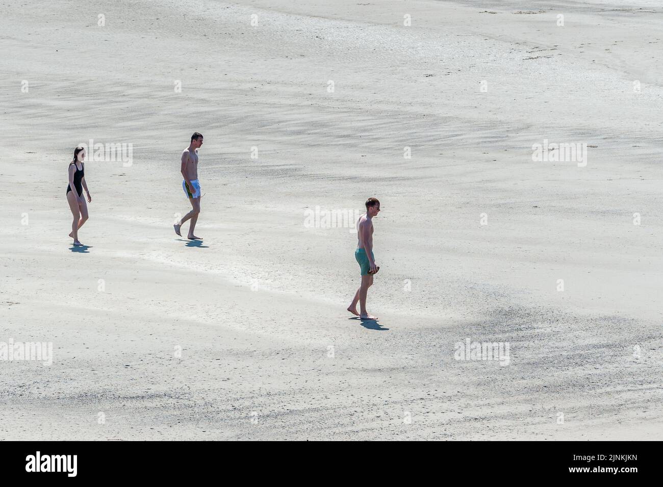 Owenahincha, West Cork, Ireland. 12th Aug, 2022. On a hot and sunny day ...