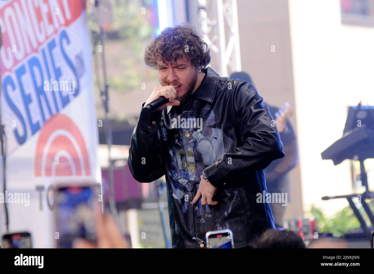 New York, USA. 12th Aug, 2022. Jack Harlow performs on 'Today' TV show ...