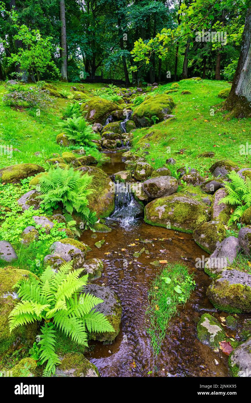 Beautiful stream between rocks in hi-res stock photography and images ...