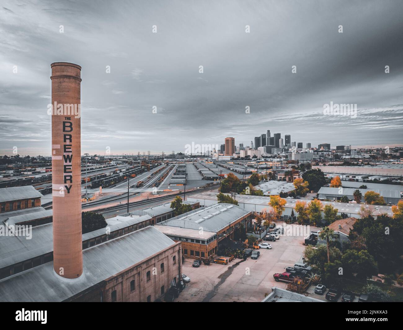 Los Angeles from Boyle Heights Stock Photo - Alamy