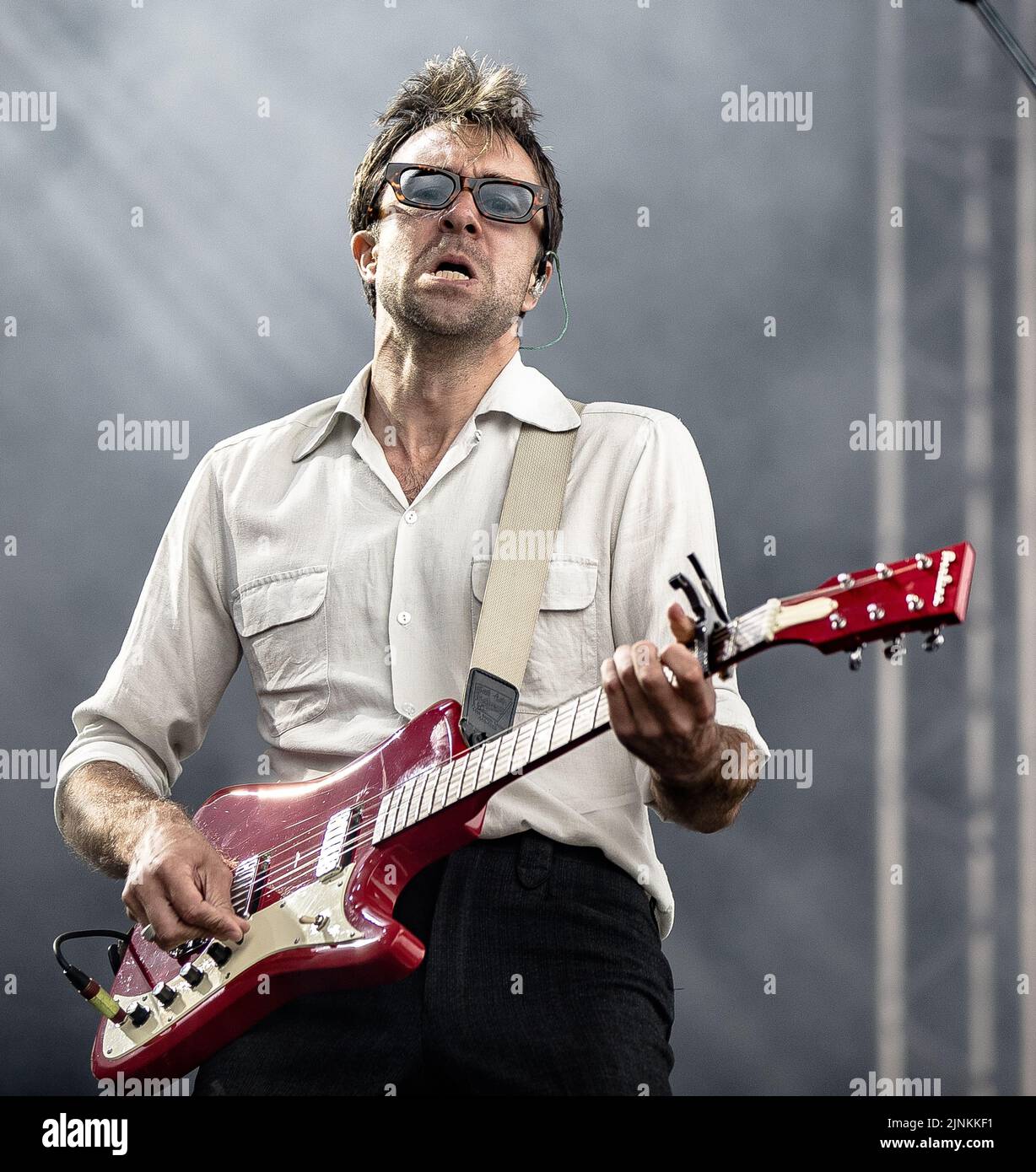 The Vaccines performing at Eirias Stadium in Colwyn Bay, North Wales on ...