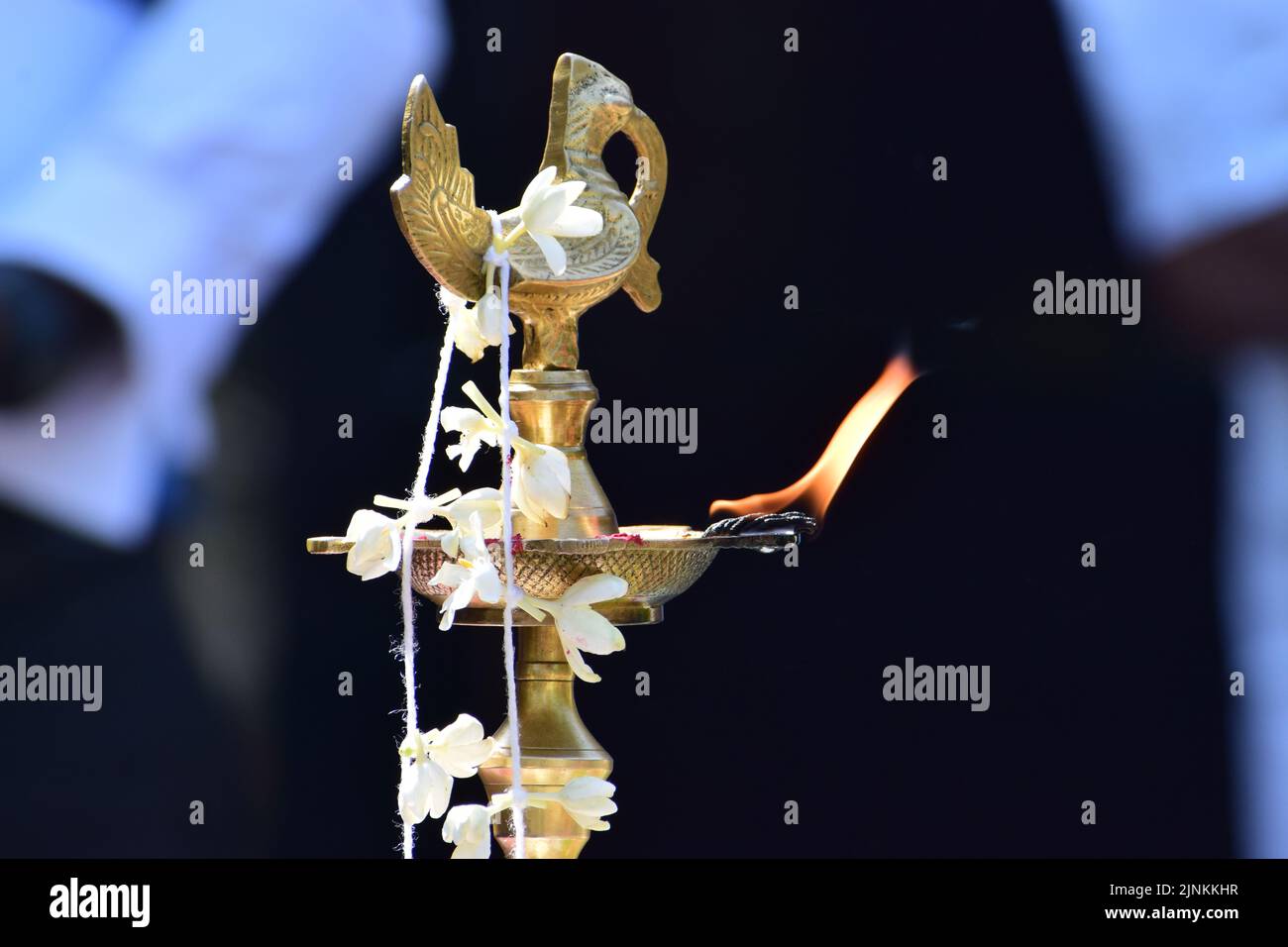 Traditional oil brass lamp Stock Photo - Alamy