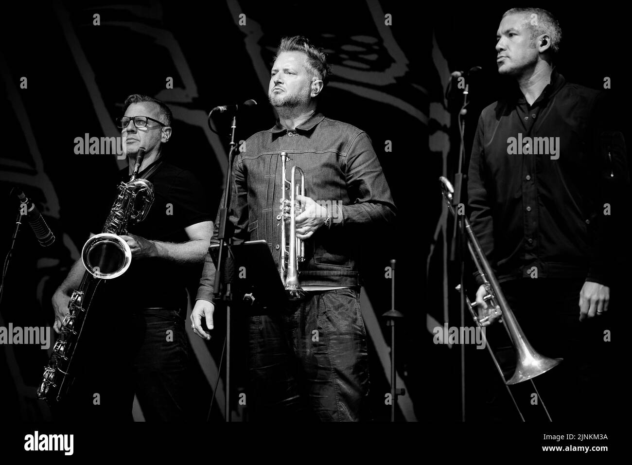 Noel Gallagher's High Flying Birds performing at Eirias Stadium in ...