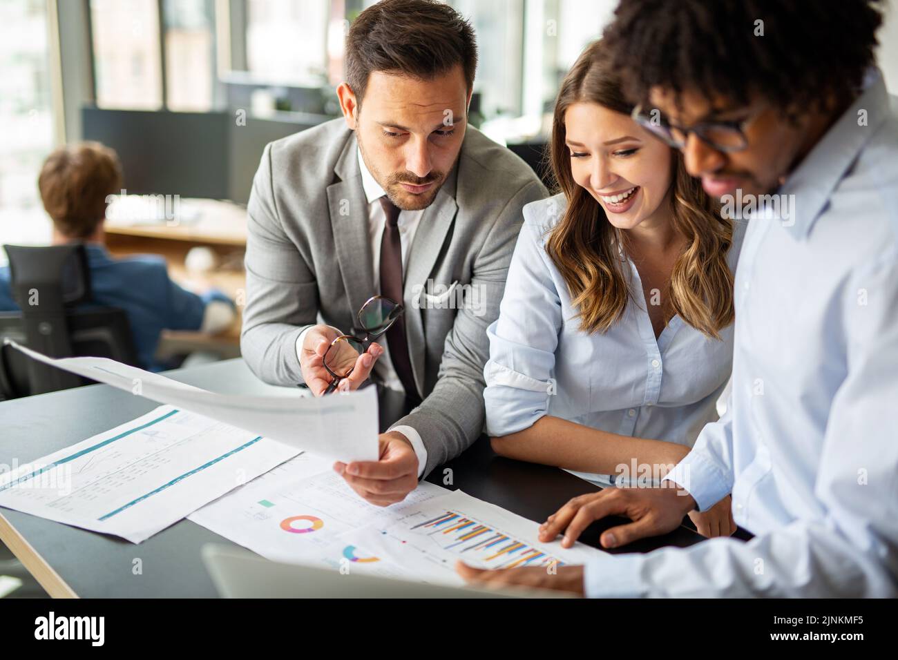 Creative office people success hi-res stock photography and images - Alamy