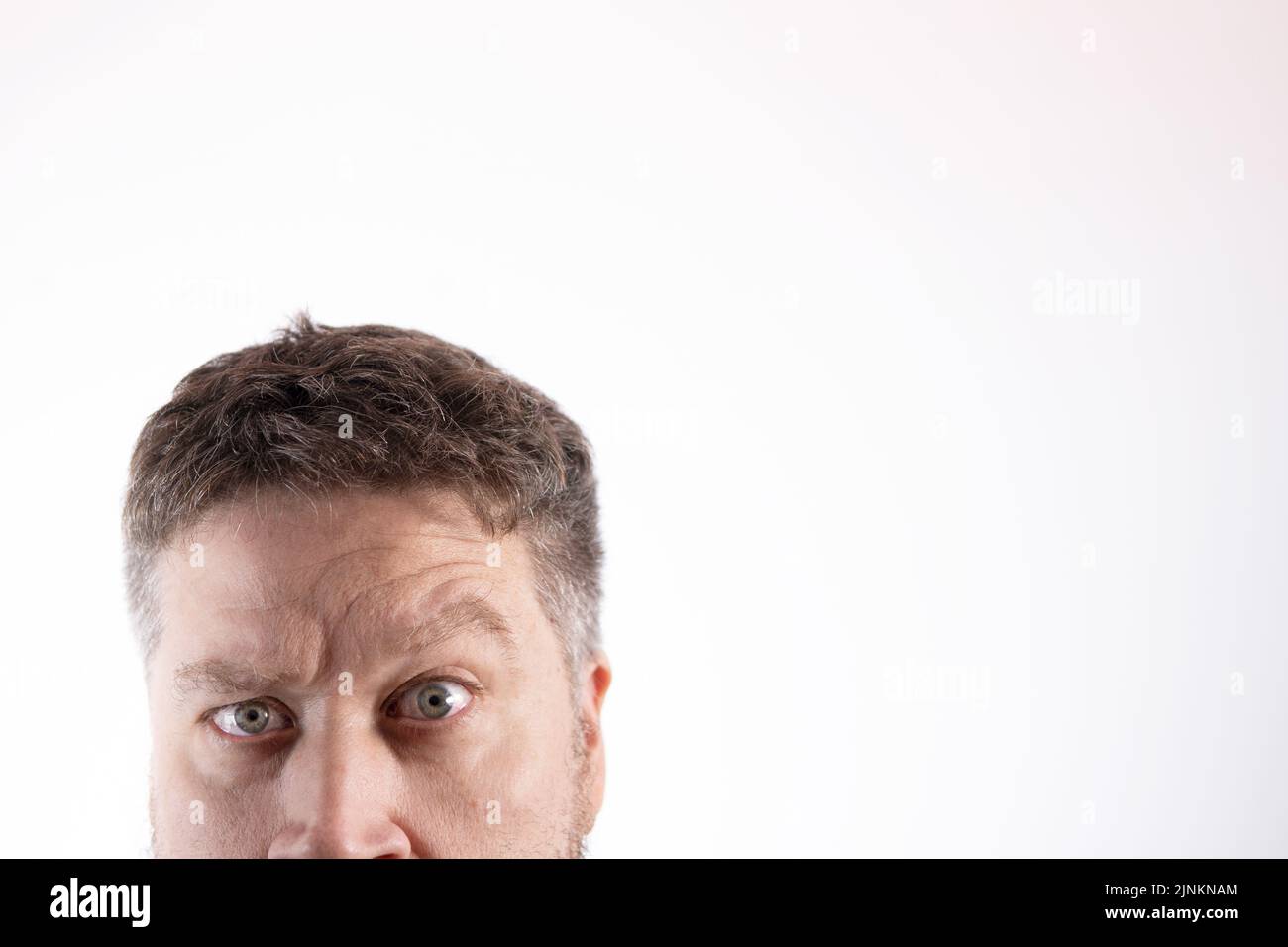 Raising eyebrows hi-res stock photography and images - Alamy