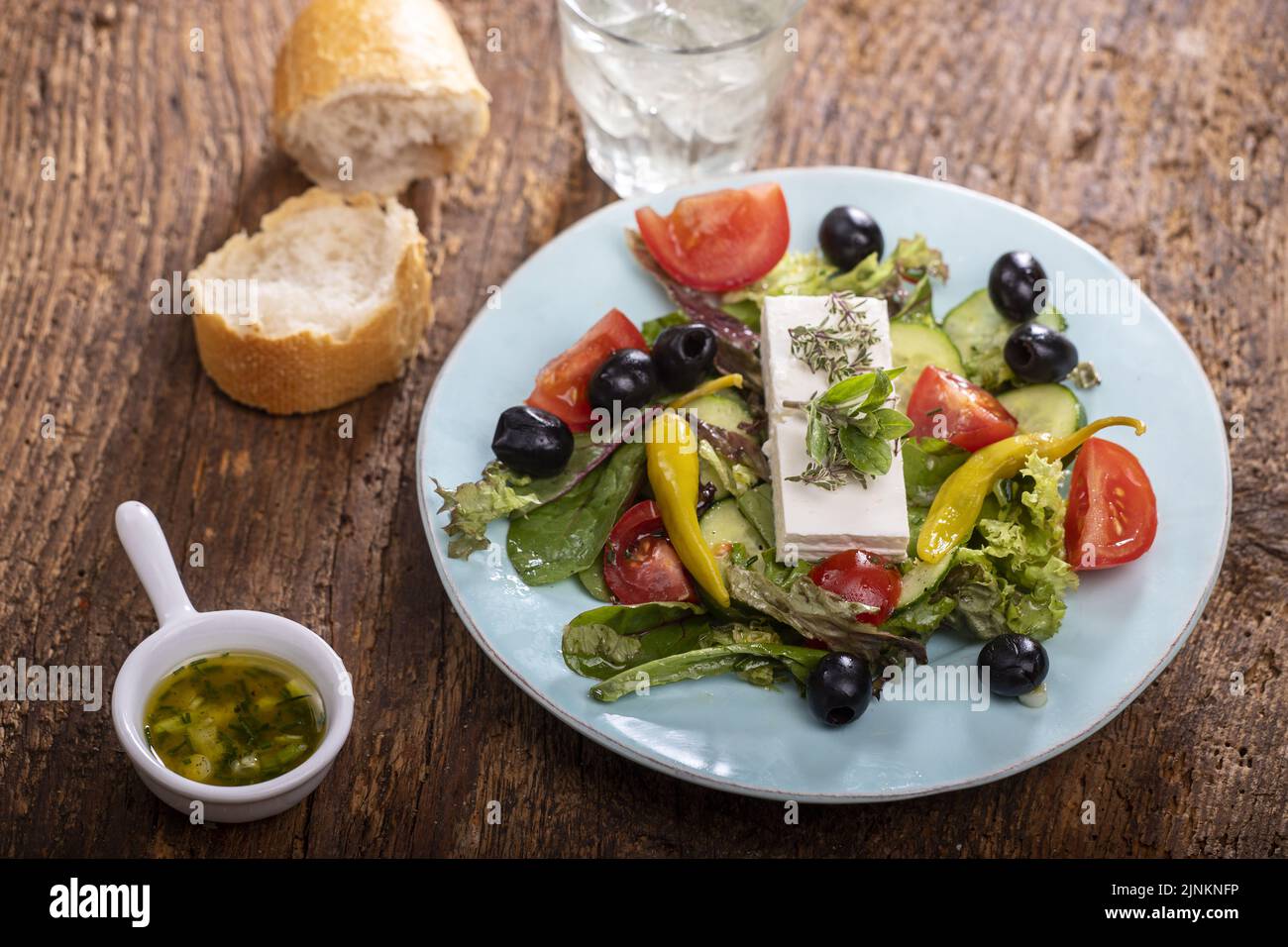 greek salad, greek salads Stock Photo - Alamy