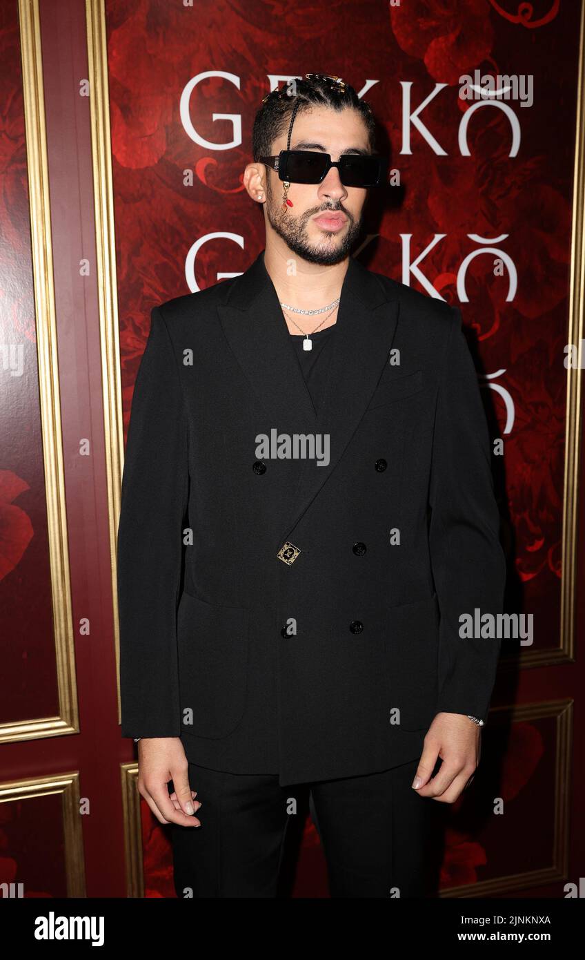 MIAMI, FL - AUGUST 11: Bad Bunny attends the Gekko Miami restaurant ...