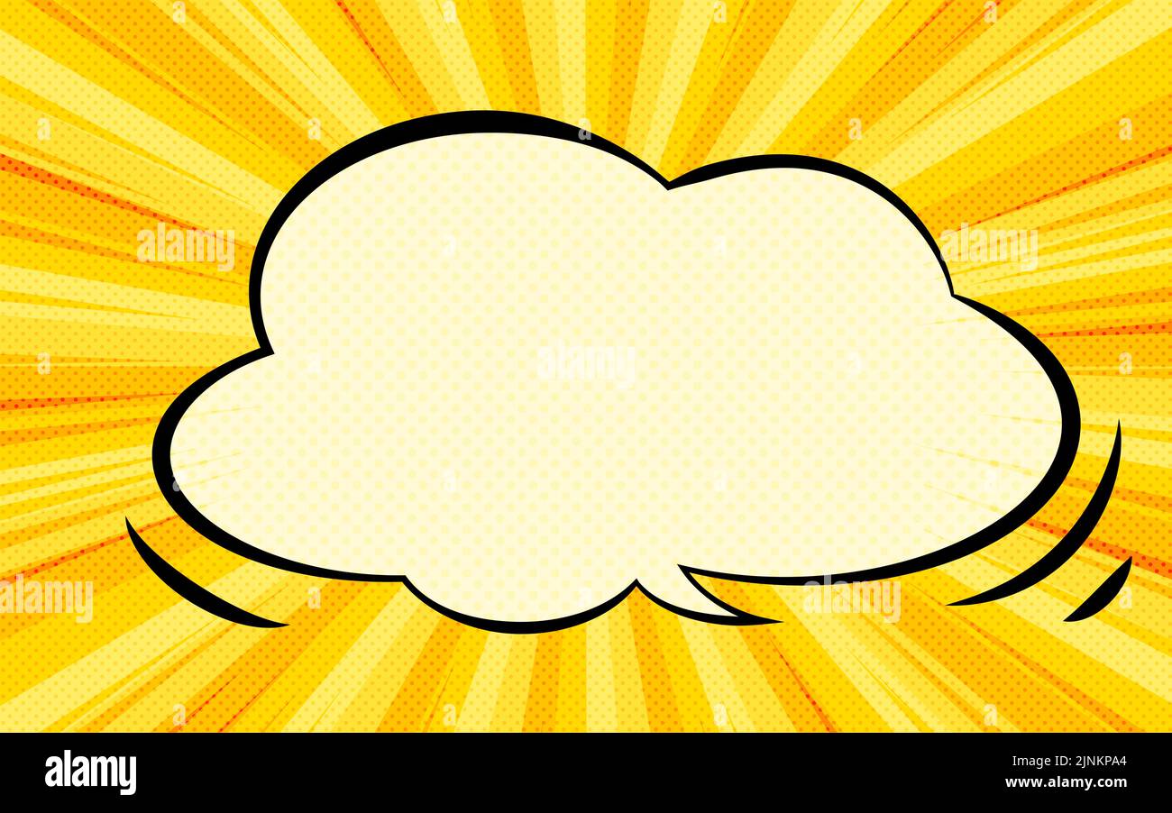 Illustration material: American comic style, pop balloons and ...