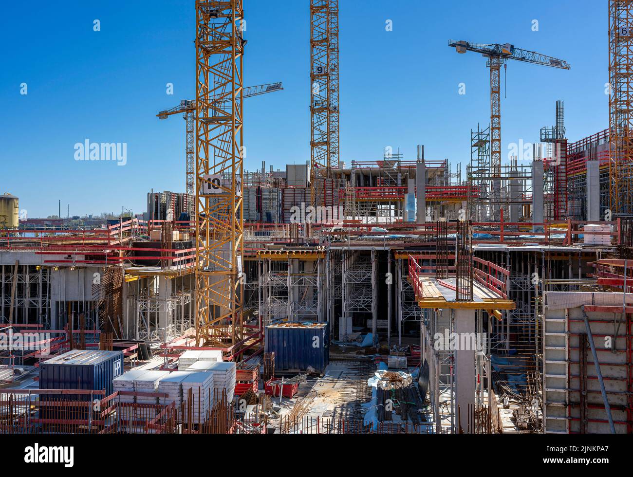 construction, construction site, housing, constructions, construction ...