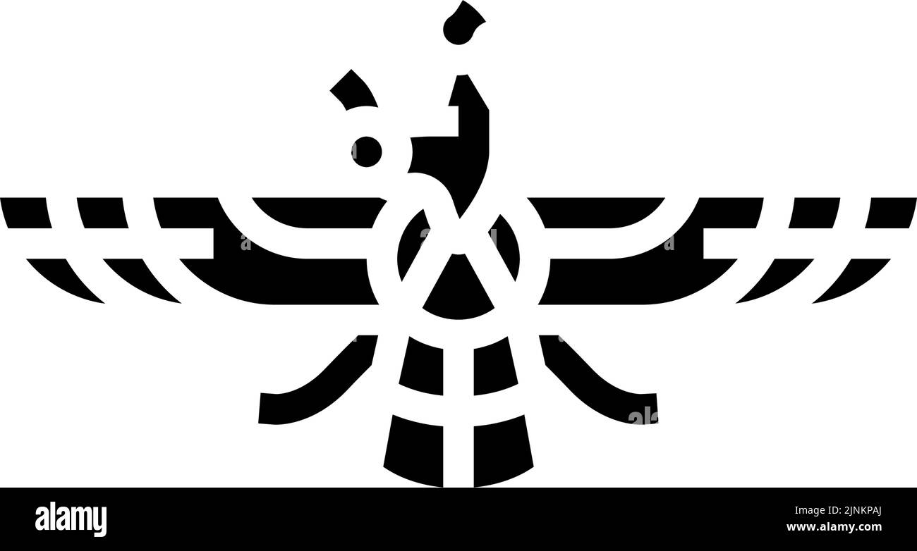 Zoroastrianism symbol Stock Vector Images - Alamy