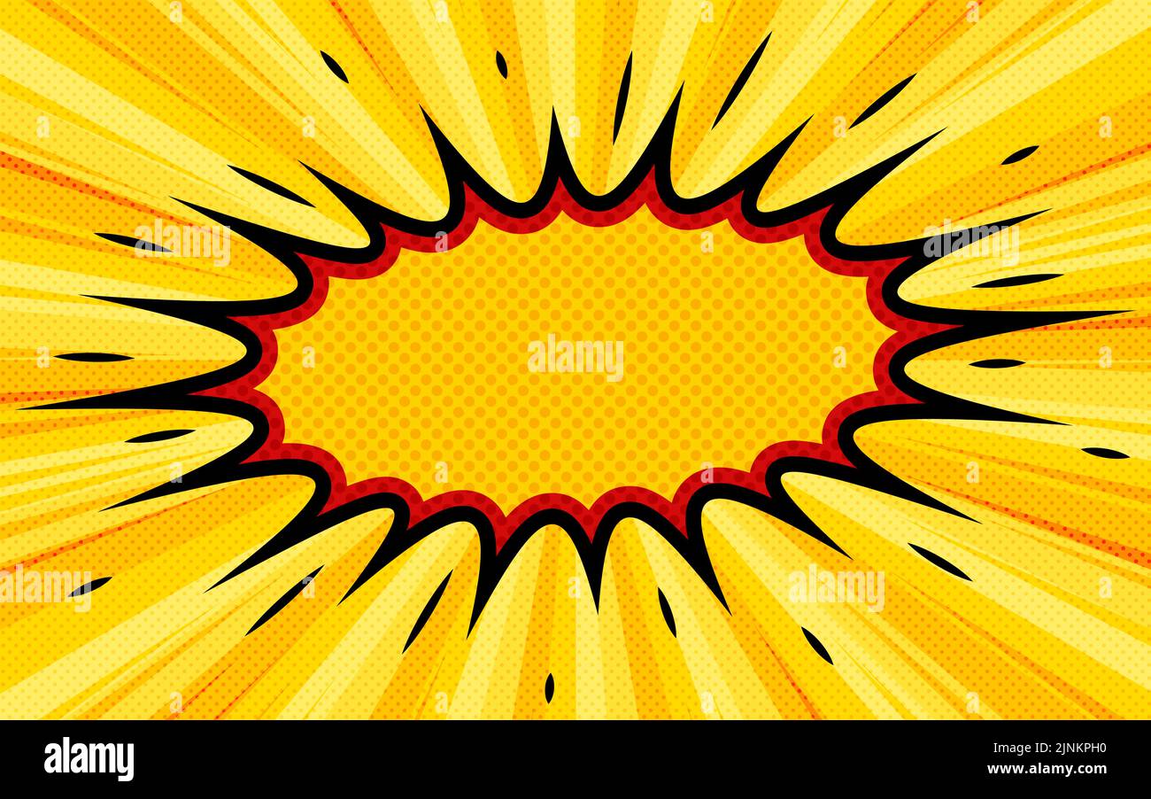 Illustration material: American comic style, pop balloons and ...