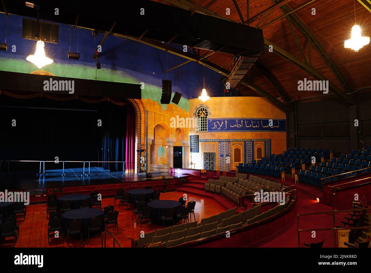 HELENA, MT -10 JUN 2021- View of the Algeria Shrine Temple, now Helena ...