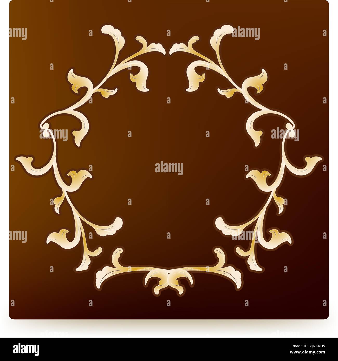 Hand painted vintage antique Stock Vector Images - Alamy