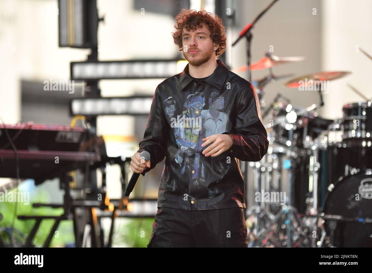 Jack Harlow performing for the Citi Concert Series on the 'Today' show ...