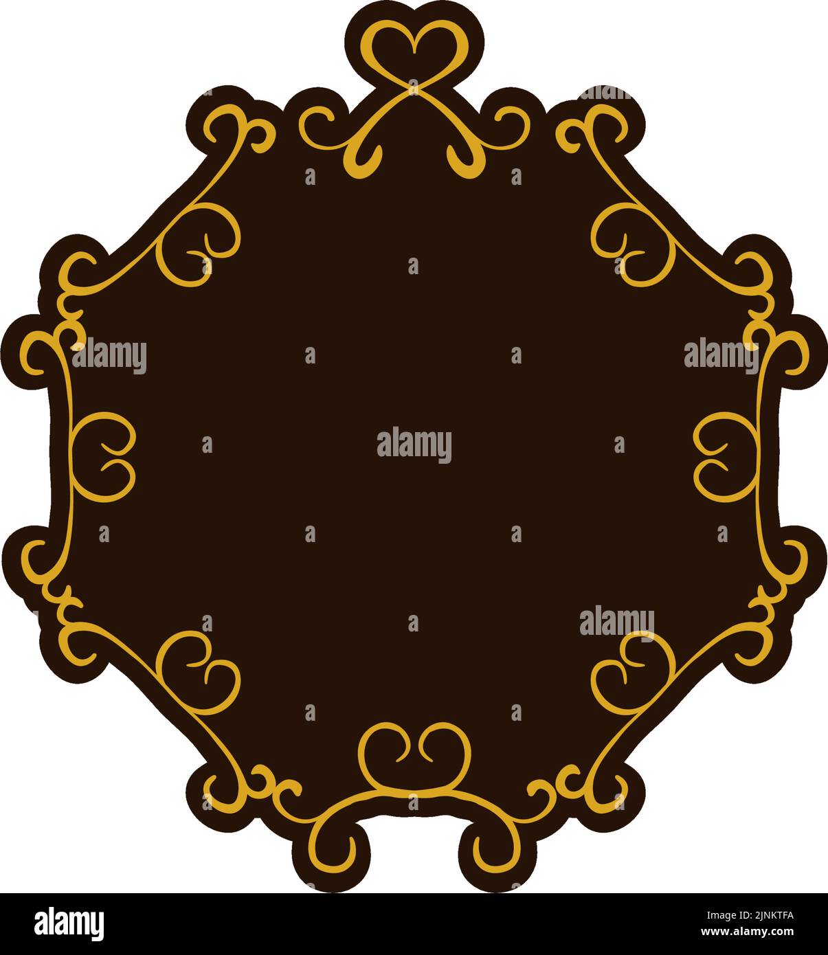 Frame material, luxurious and elegant Gothic frame Stock Vector Image ...