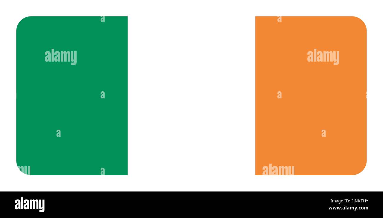 Flag of Ireland. Irish national symbol in official colors. Template ...