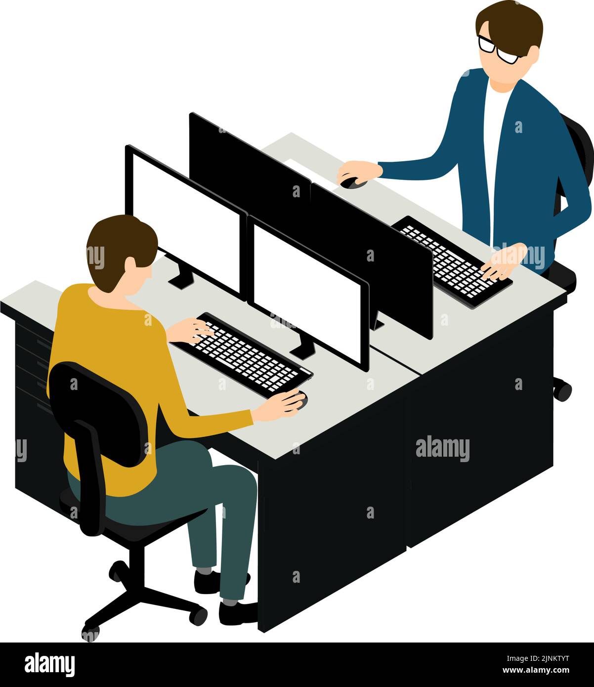 Pcs dual display hi-res stock photography and images - Alamy